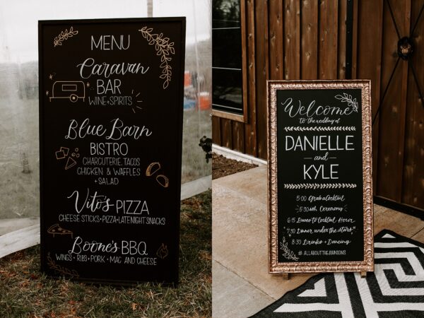Seating Charts, Bar Signage, & Welcome Signs: Ways to incorporate hand ...